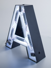 Halo lit Channel letters | Back lit channel letters